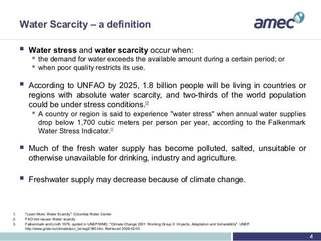 Water Scarcity