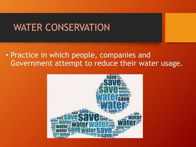 Water scarcity and conservation | PPTX
