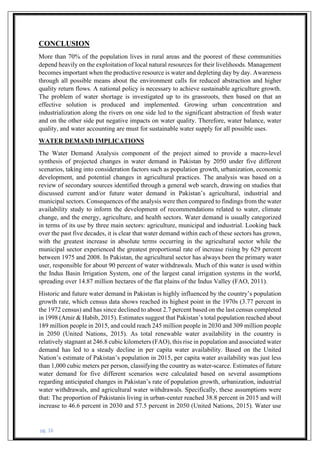 Water scarcity and water poverty index in Karachi megacity | PDF