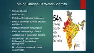 Water scarcity in Rajasthan & India By Mahendra Singh | PPTX