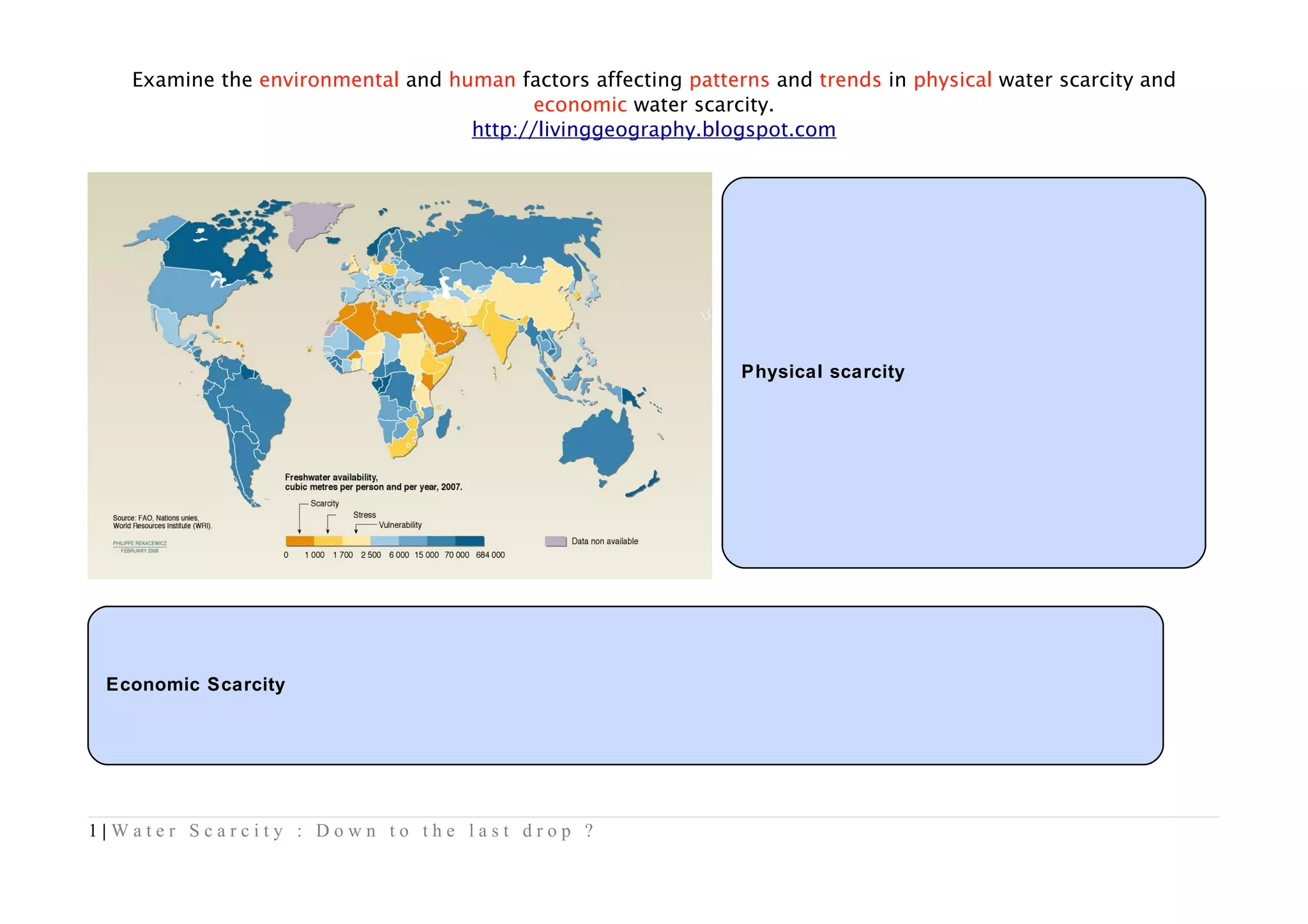 Water Scarcity | PPT