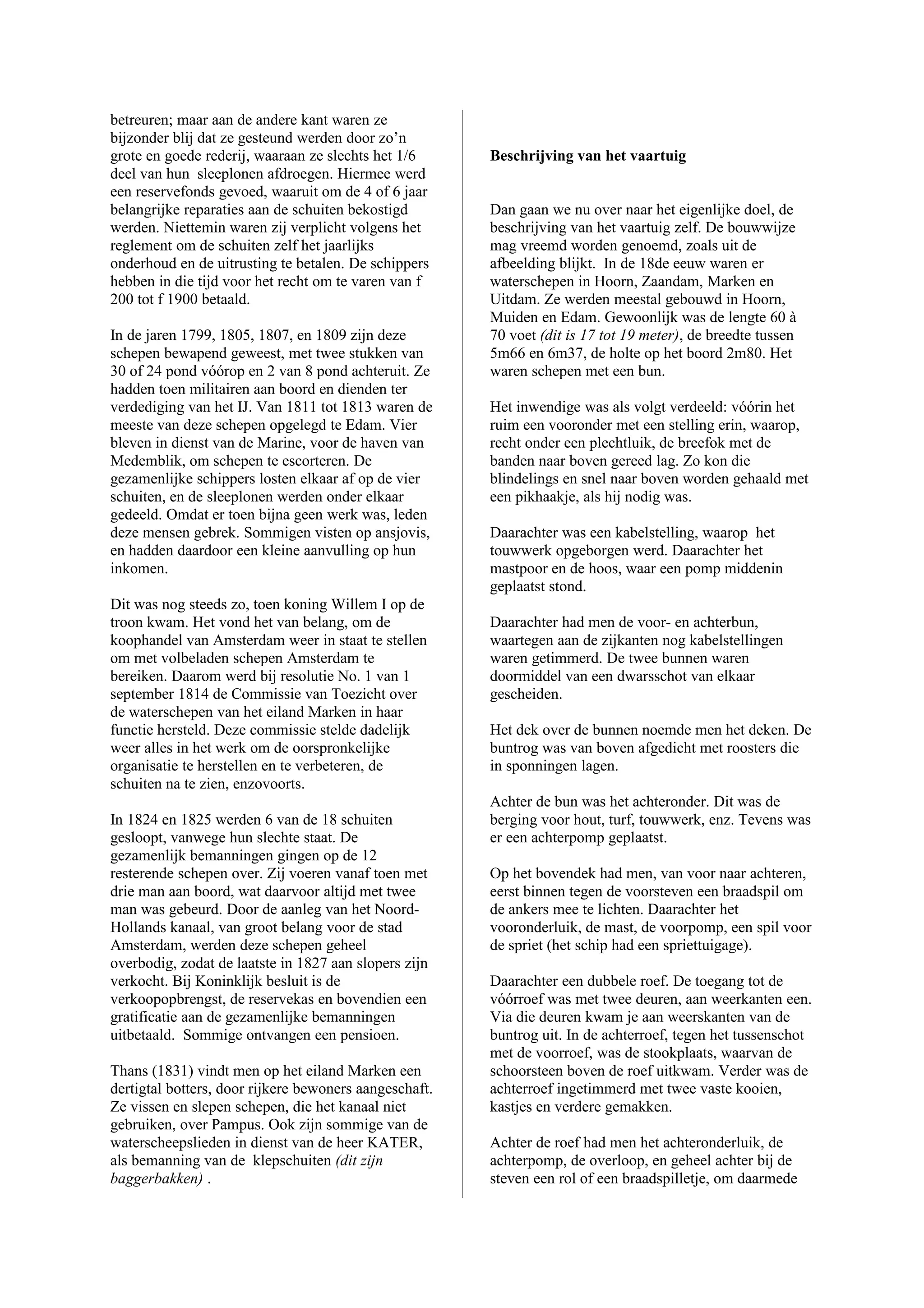 Waterschepen van Marken | DOC