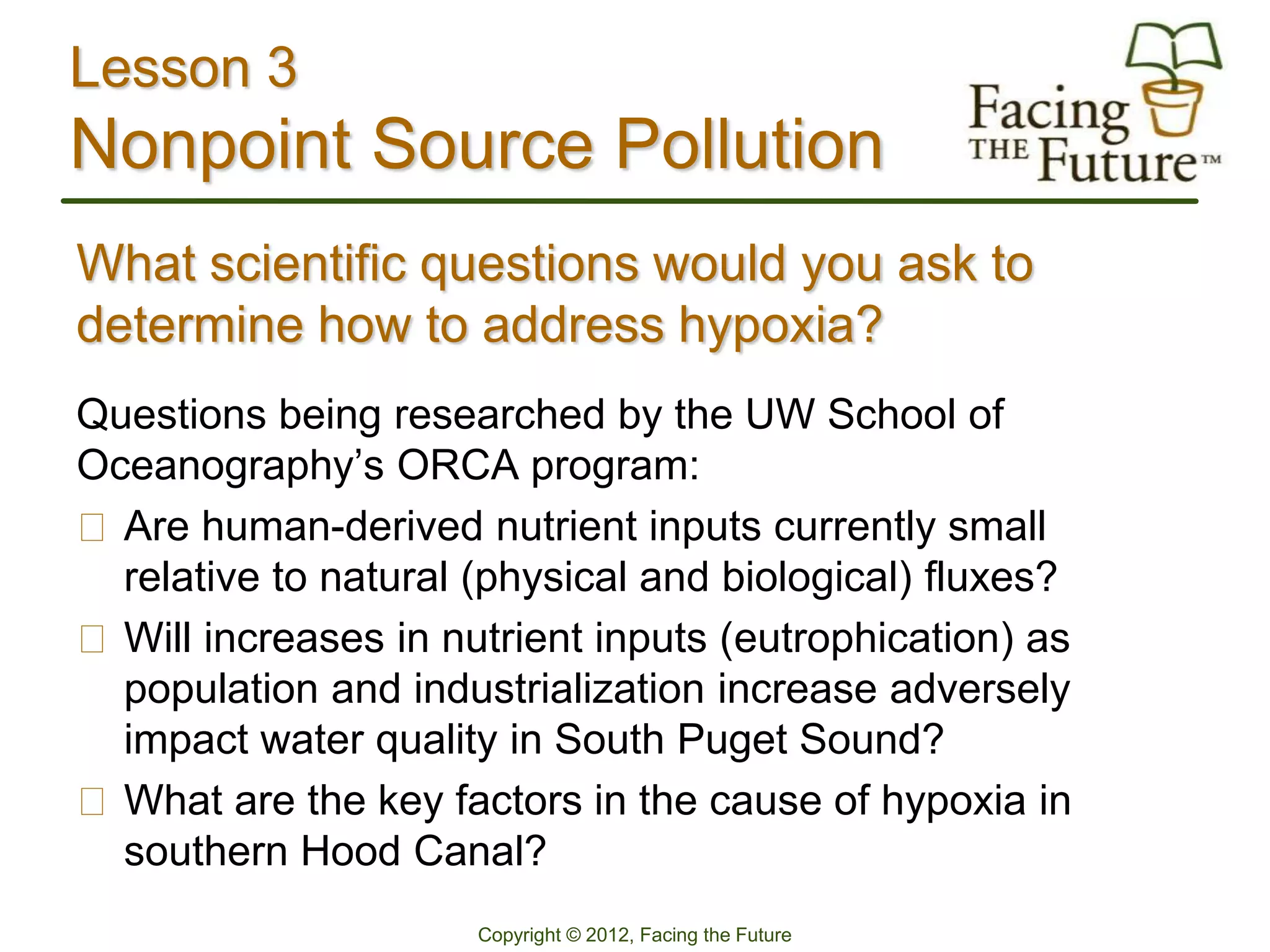 Water, Science, and Civics: Stormwater Pollution and Ecosystem Services ...