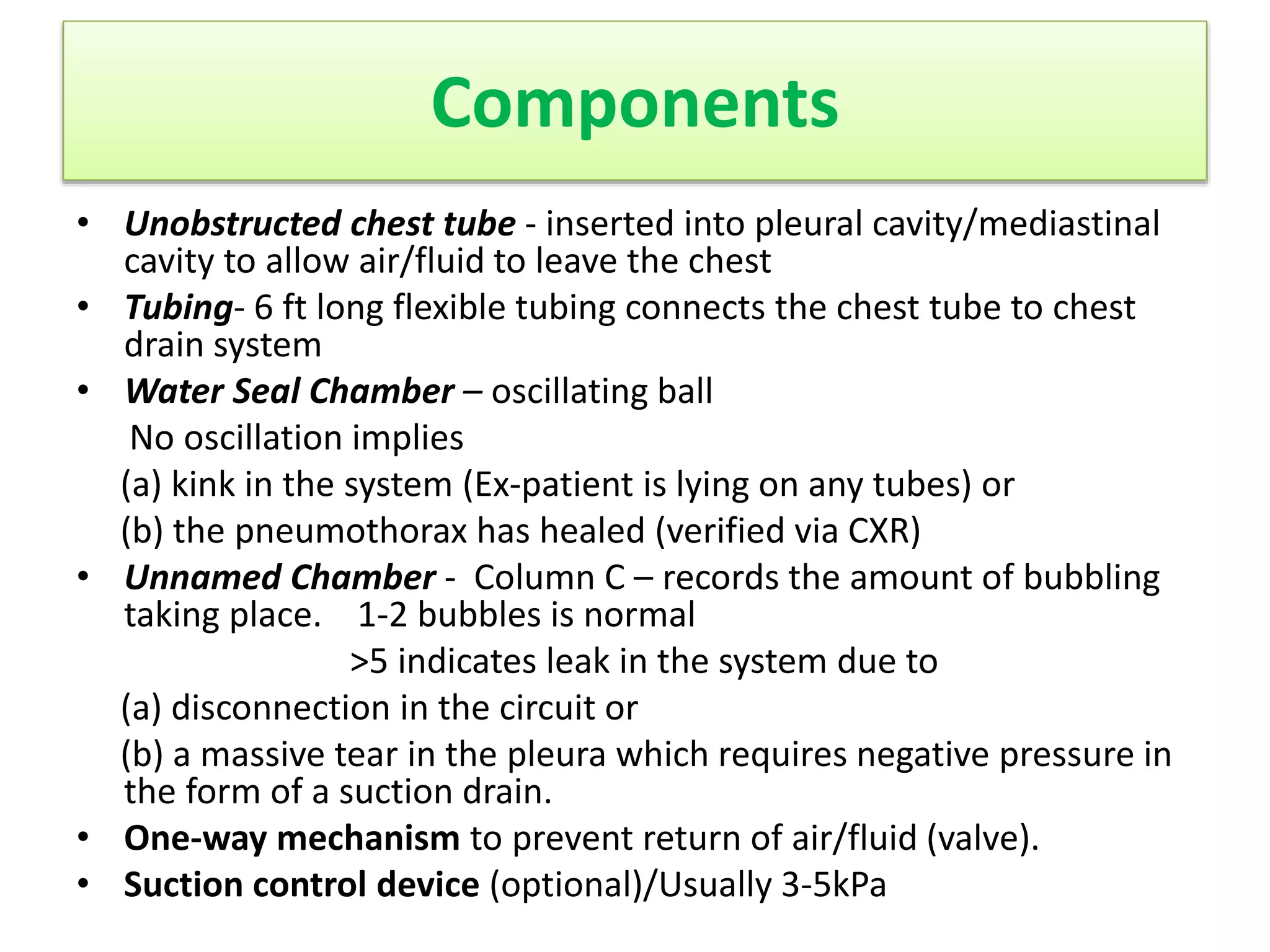 Water seal drainage | PPTX