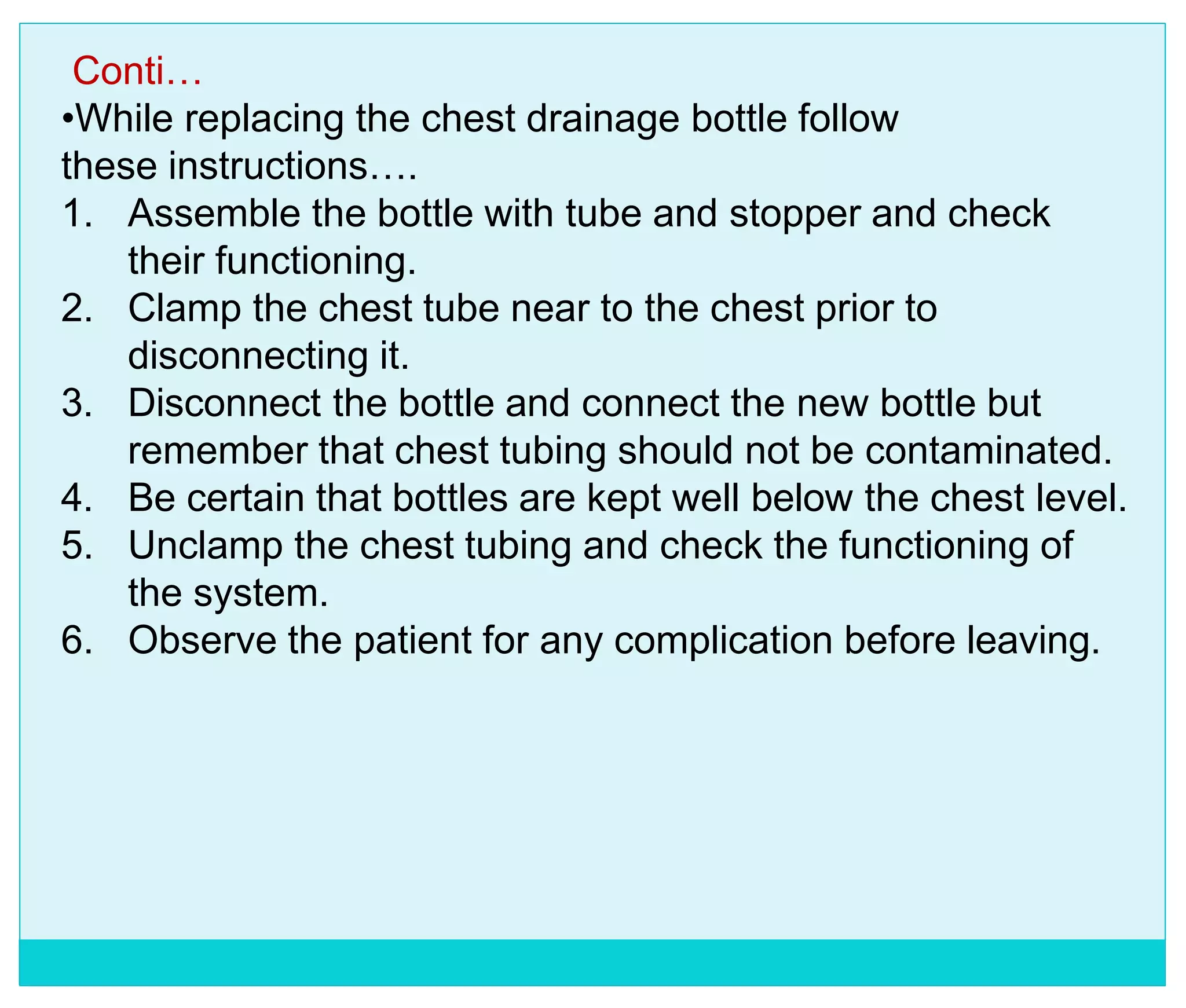 Water seal drainage | PPTX