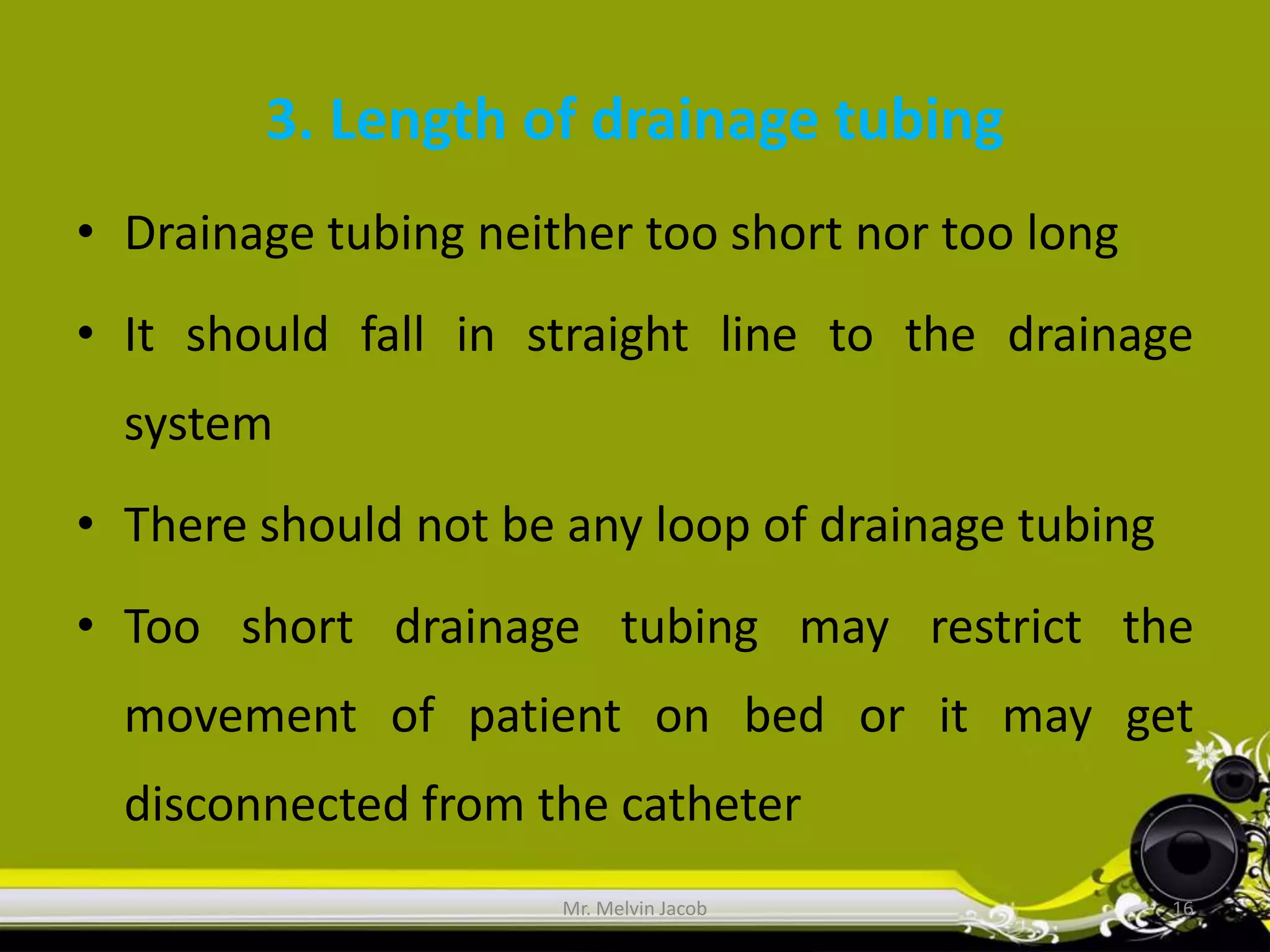 Water seal drainage | PPTX