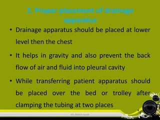 Water seal drainage | PPTX