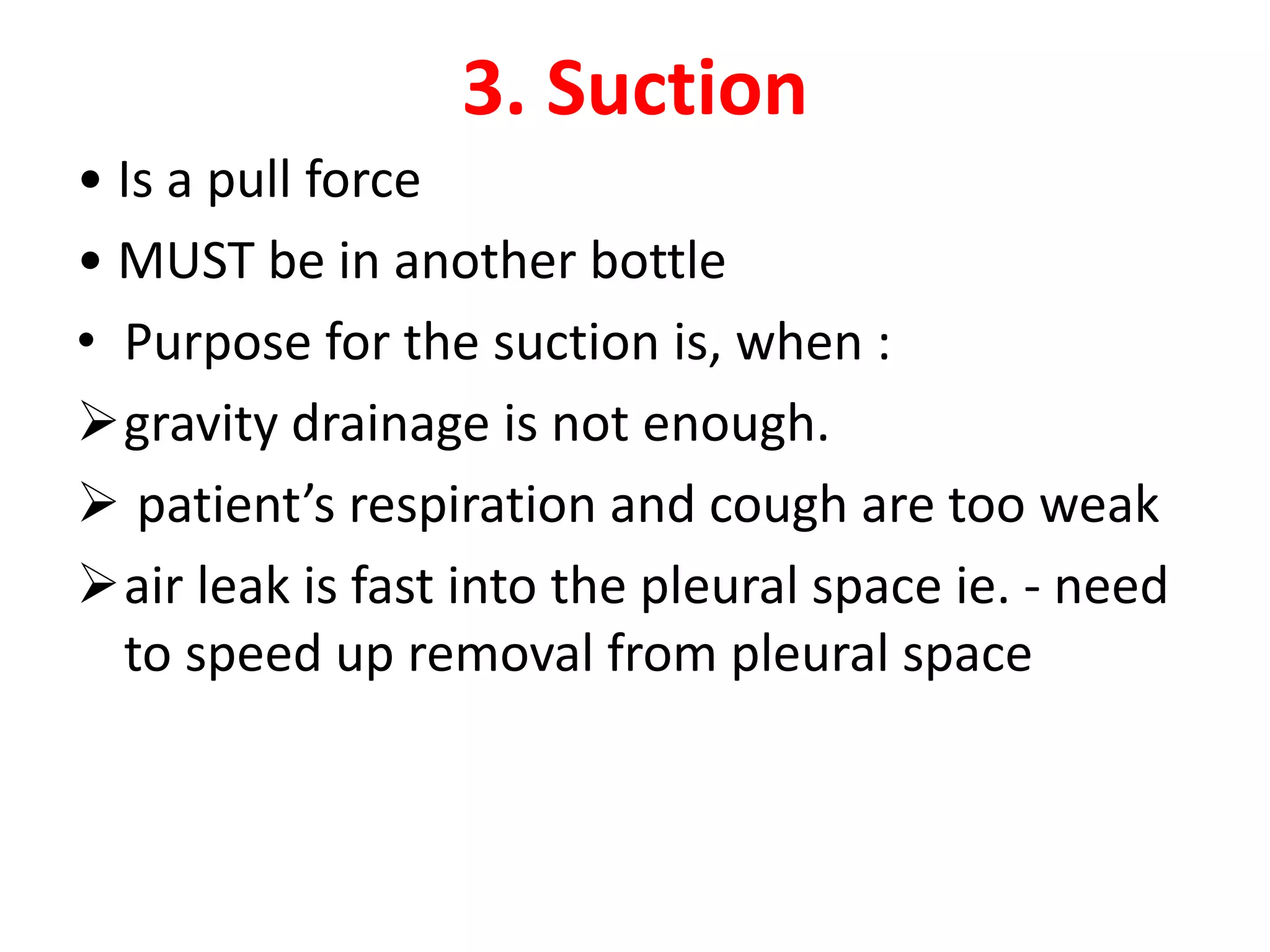 Water seal drainage ppt.pptx