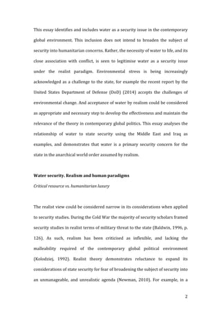 Water Security | PDF