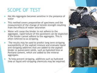 Water sensitivity test (tsr) | PPTX