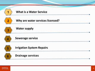 Water services presentation | PPTX