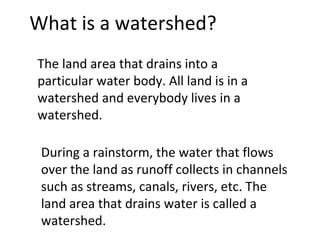 Watershed Lab 2013 | PPT