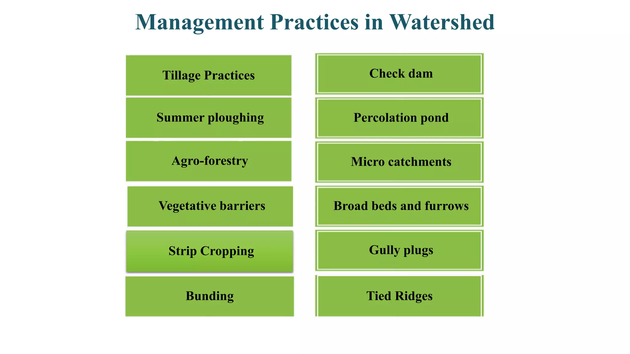 Watershed Management for Sustainable Development of Rainfed areas | PPTX