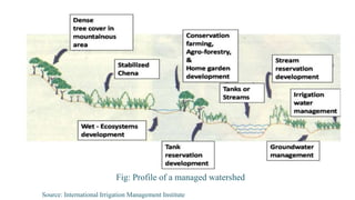 Watershed Management for Sustainable Development of Rainfed areas | PPTX