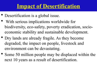 Problems of Desertification and Degradation | PPTX