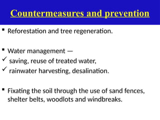 Problems of Desertification and Degradation | PPTX