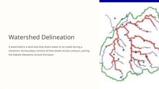 Watershed-Modeling using Geograpgic information system | PPTX