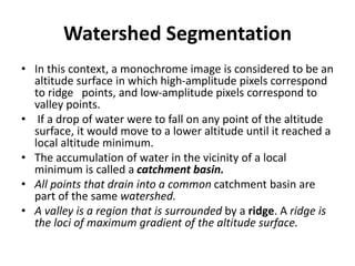 Watershed Algorithm for segmentation .pptx