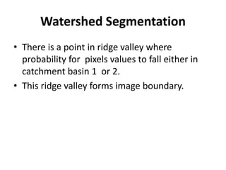 Watershed Algorithm for segmentation .pptx