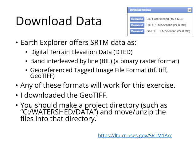 Watershed Delineation in ArcGIS | PPTX | Databases | Computer Software ...