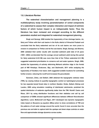 Watershed characterization and management planning in wular catchment ...