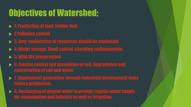 watershed analysis and delineation through GIS | PPTX
