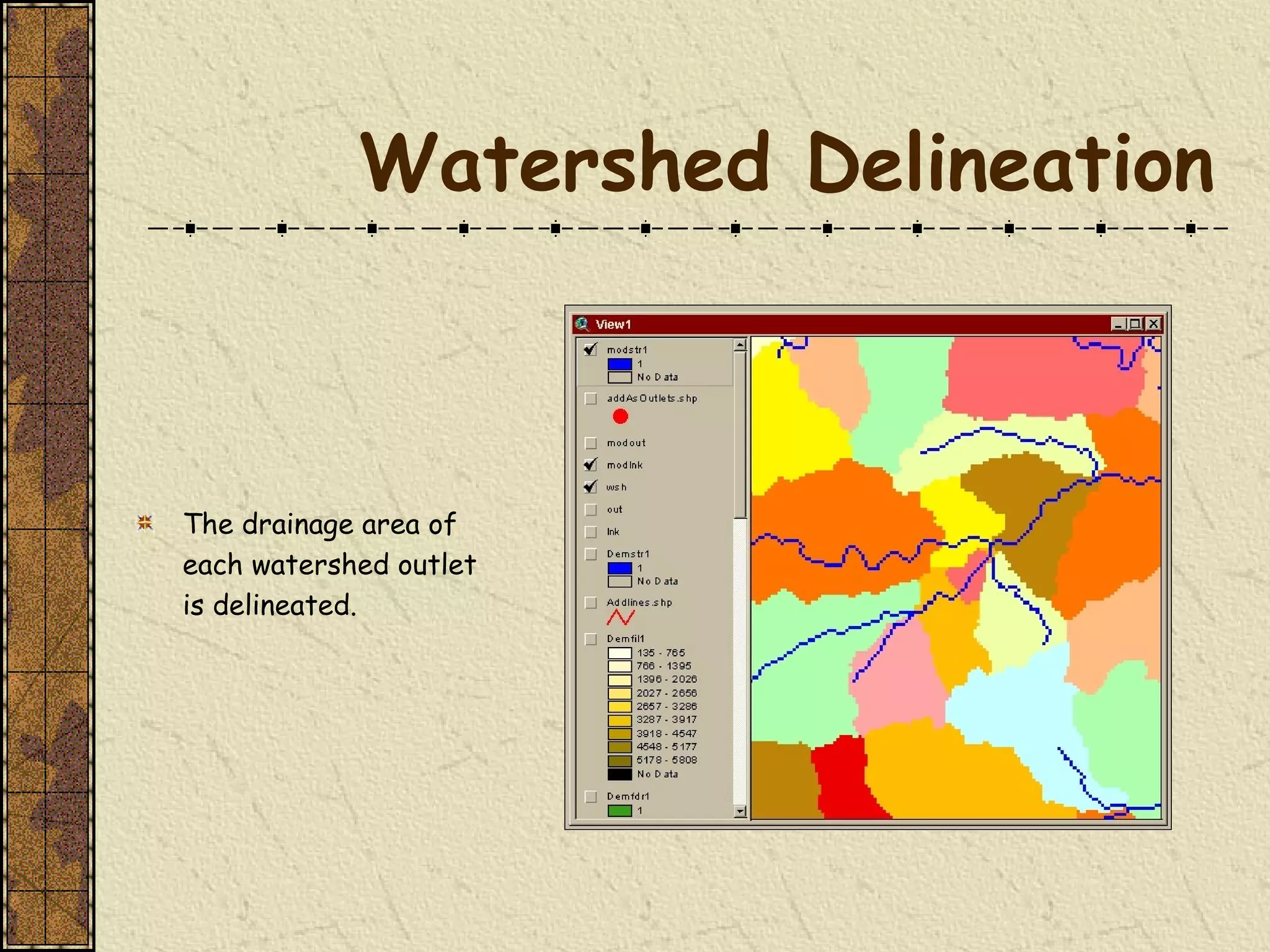Watershed delineation | PPT