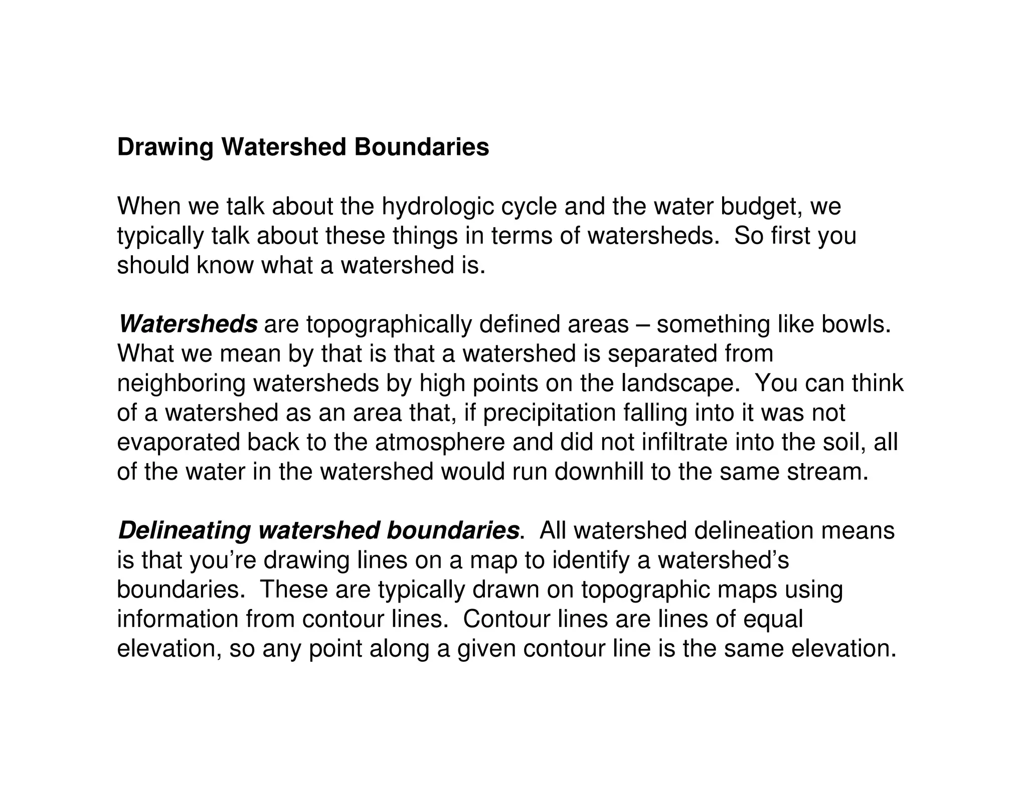 Watershed_Delineation | PDF
