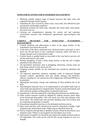 Watershed management | PDF