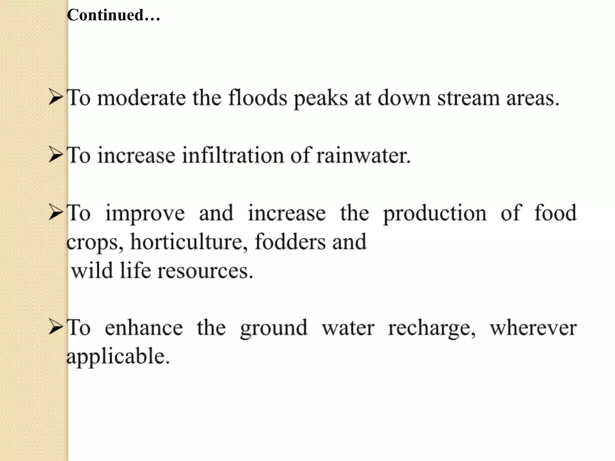 Watershed management | PPTX