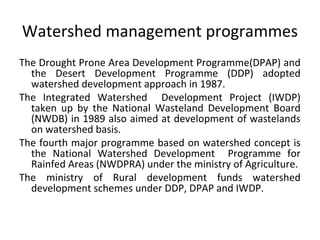 Watershed management | PPT