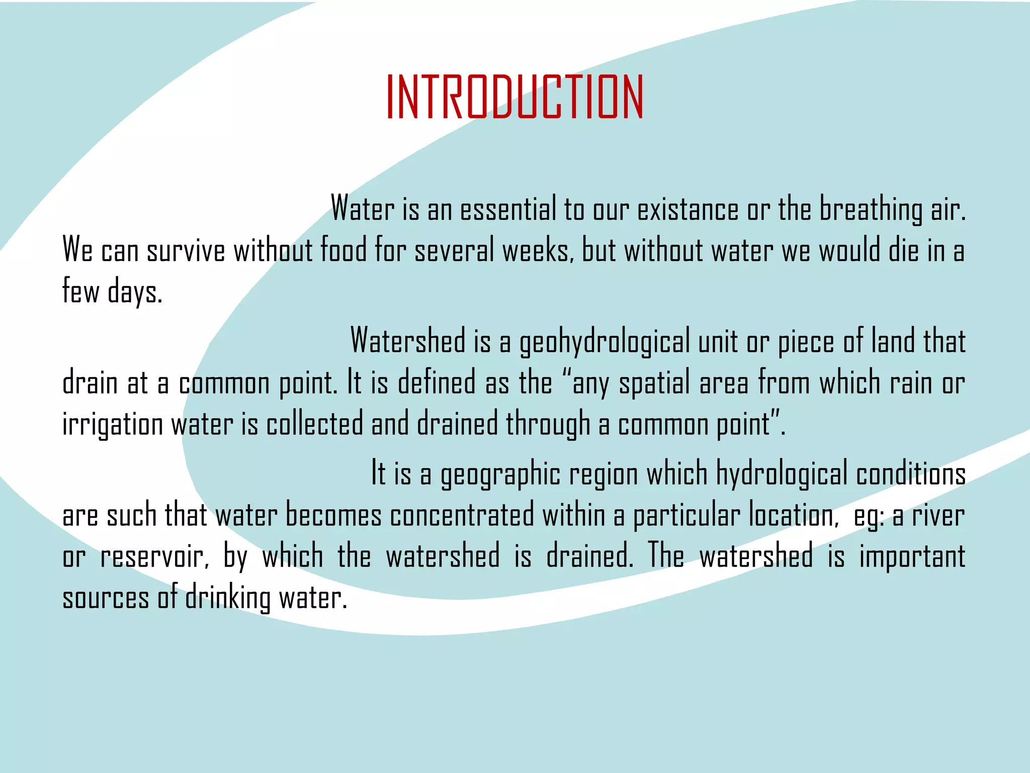 Watershed management | PPT
