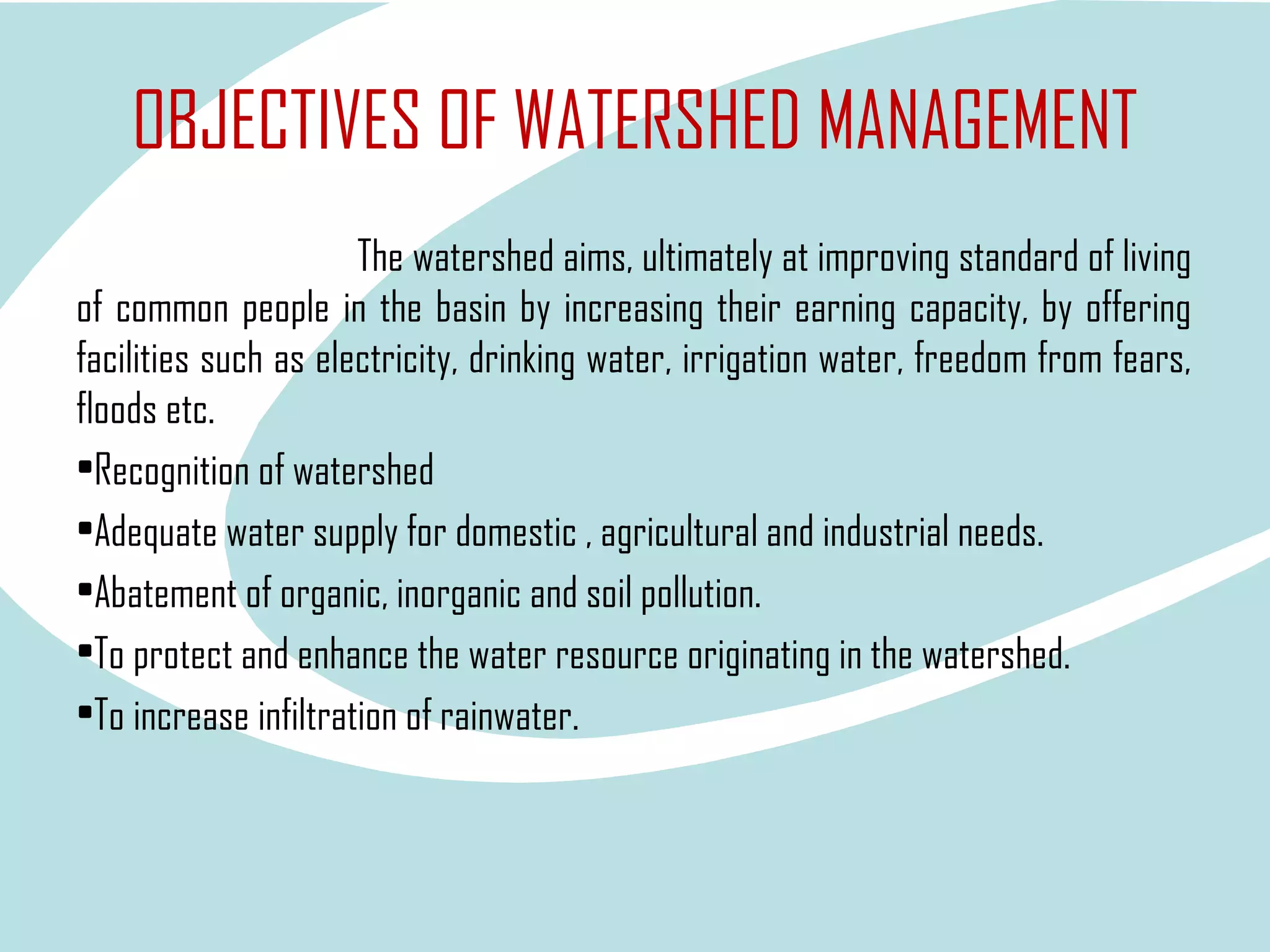 Watershed management | PPT