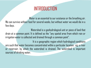 Watershed management | PPT