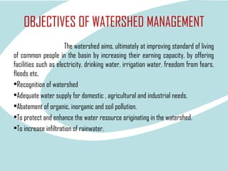 Watershed management | PPT