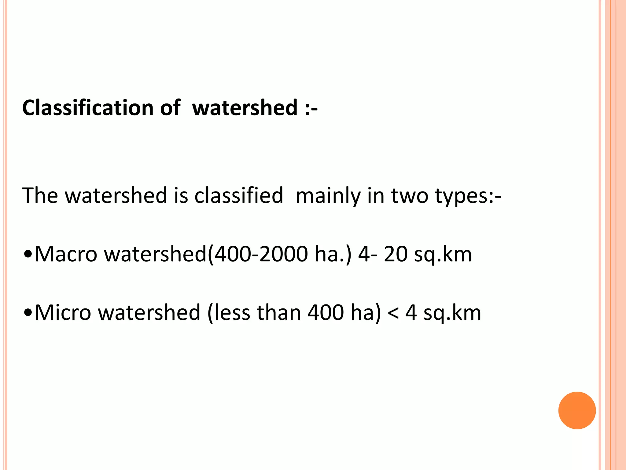 Watershed management | PPTX