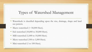 Watershed Management | PPTX