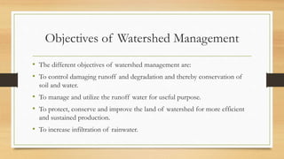 Watershed Management | PPTX