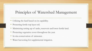 Watershed Management | PPTX