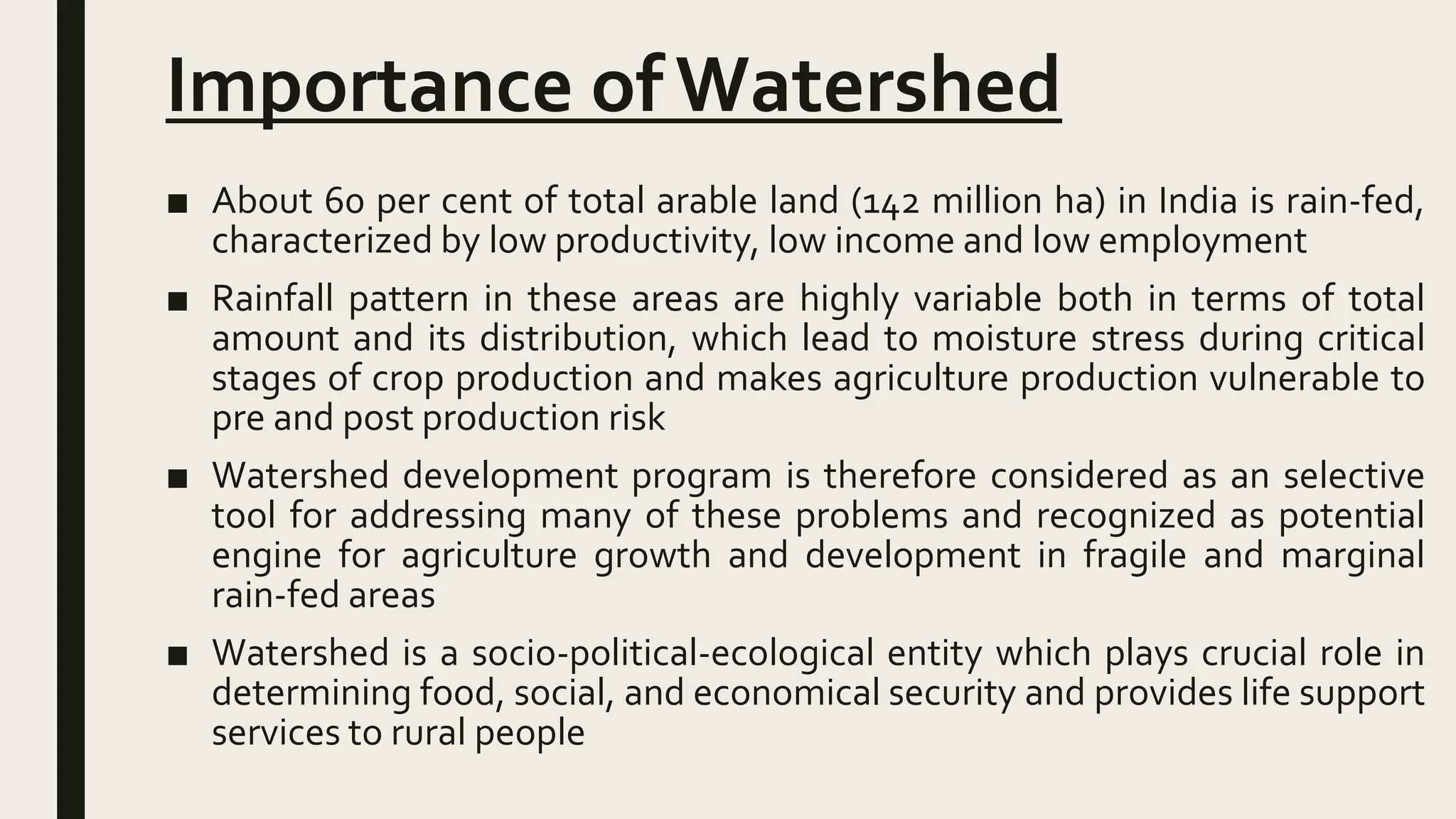 Watershed Management | PPT