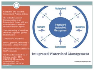What Is the objective of watershed management | PPTX