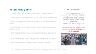 WATERSHED MANAGEMENT CASE STUDIES - ULUGURU MOUNTAINS AND ARVARI ...