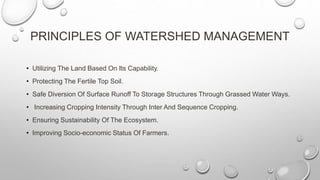 Watershed management wre | PPT