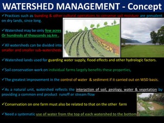 Watershed management dr.chandan | PPTX
