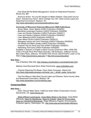 Watershed Resources for Students | PDF