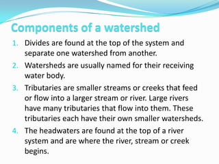 Watersheds made simple | PPT