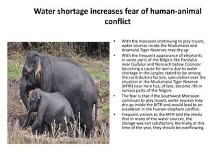 Water shortage presentation1 | PPTX