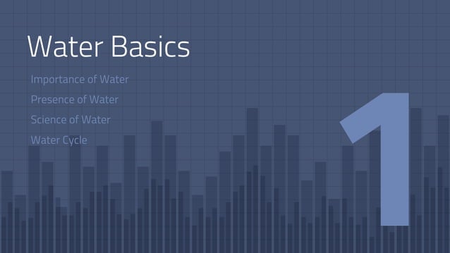 Basics of Water & Purification Methods | PPT