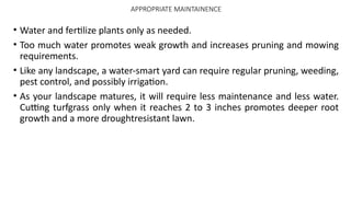 WATER SMART LANDSCAPING AND IRRIGATION.pptx