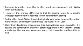 WATER SMART LANDSCAPING AND IRRIGATION.pptx